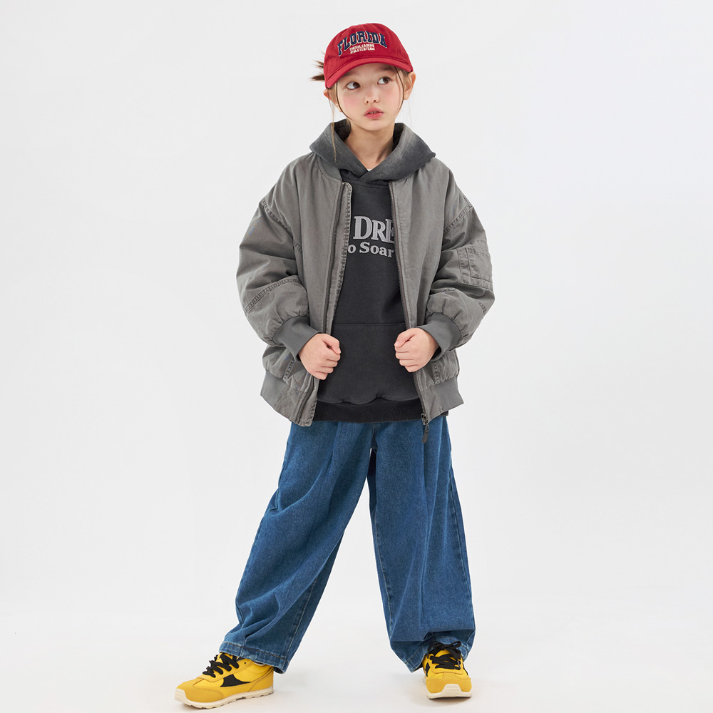 jkids - 펌피피그먼트퀼팅점퍼